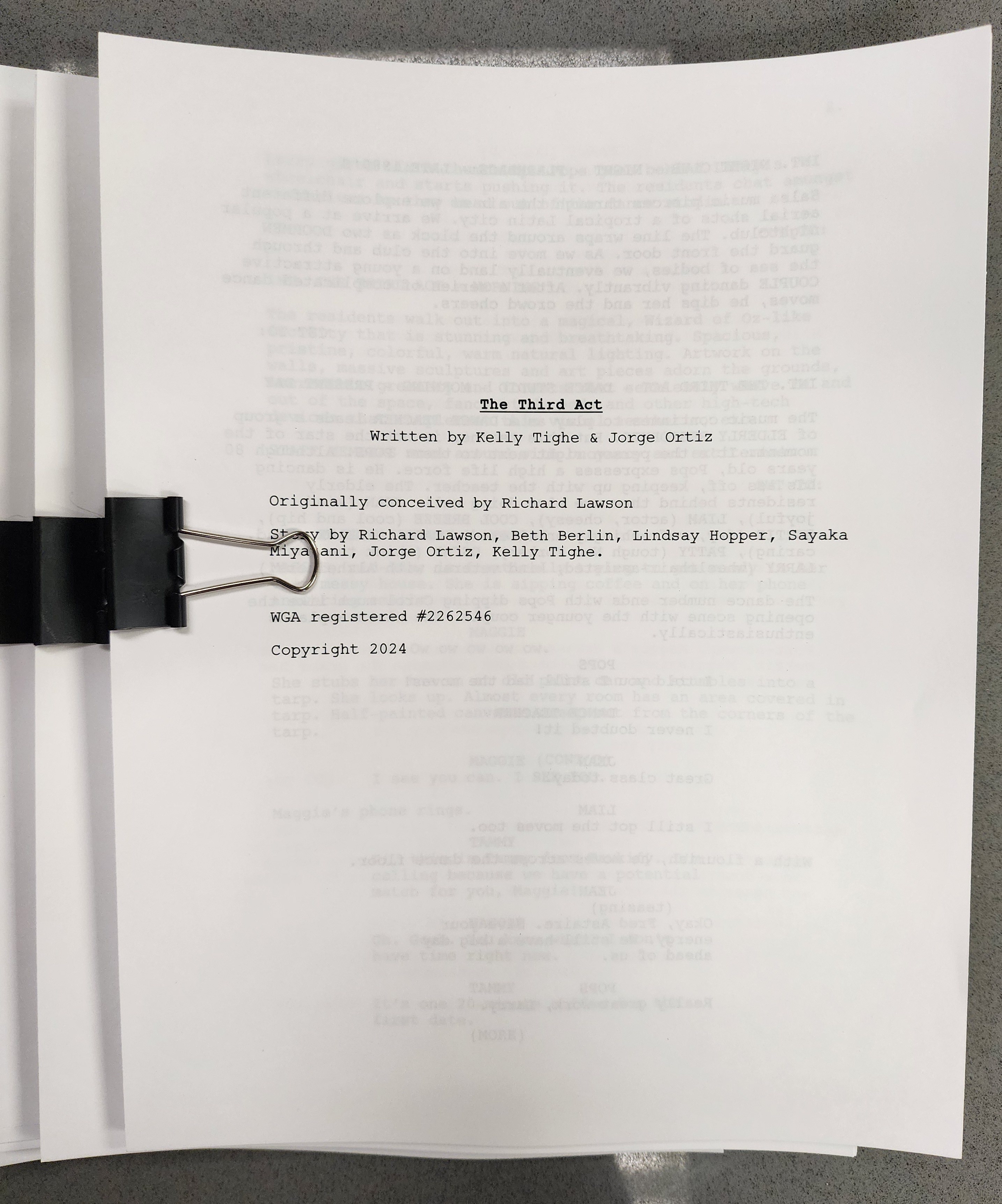 Our Table Read Was A Hit! – Chasing The George